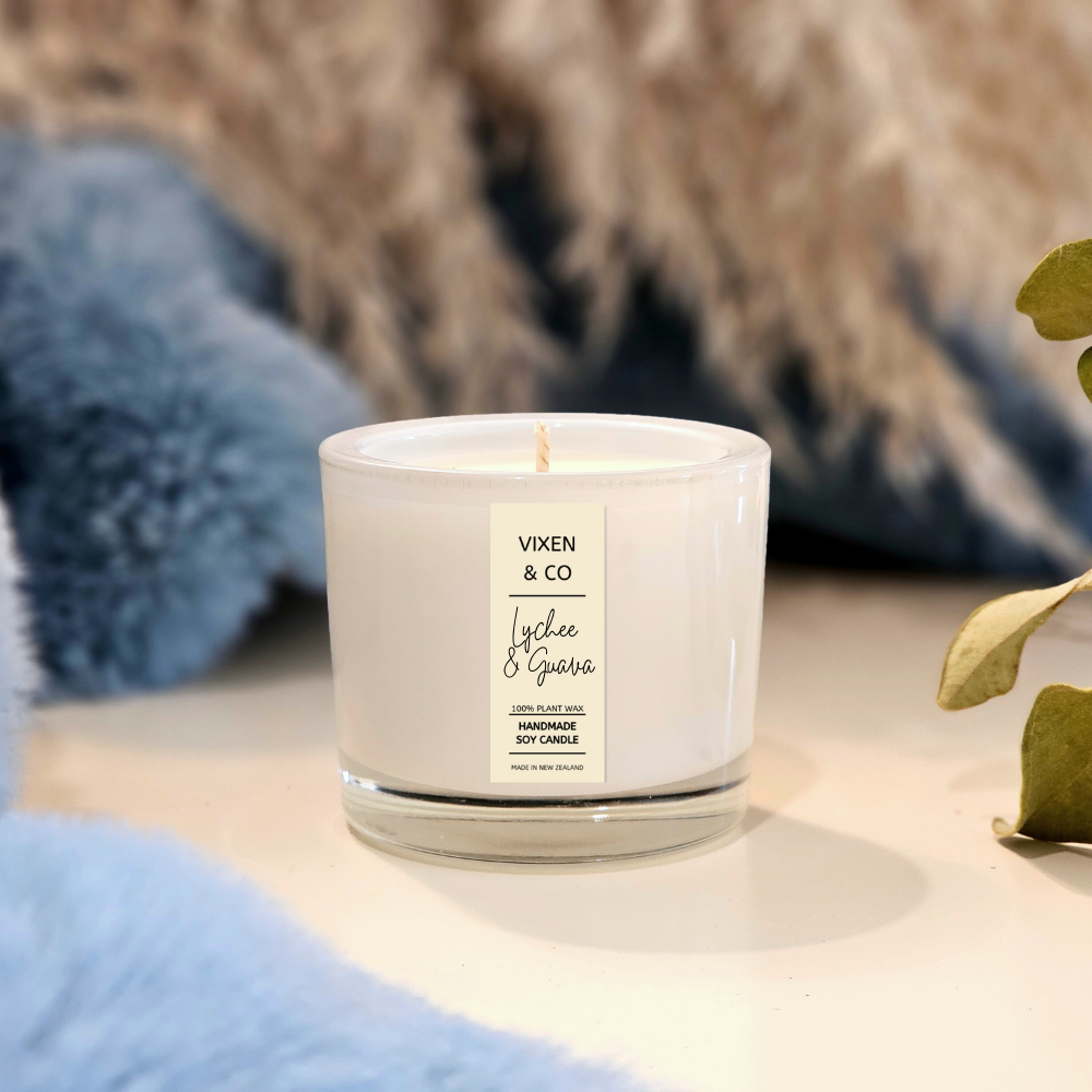 Lychee & Guava - Humble 120g – Candle Crush